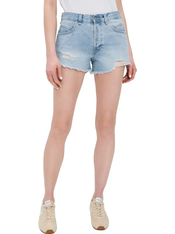 Free People Now Or Never Denim Shorts - Moon Child