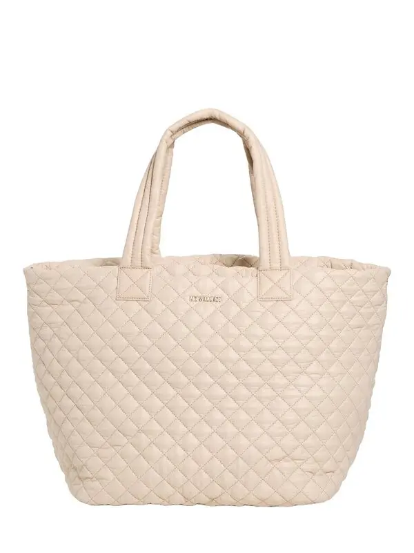Mz Wallace Large Metro Tote Deluxe - Buff