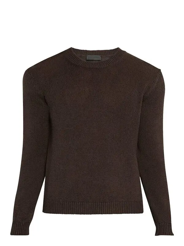 Iris Von Arnim Harwich Crewneck Sweater - Espresso