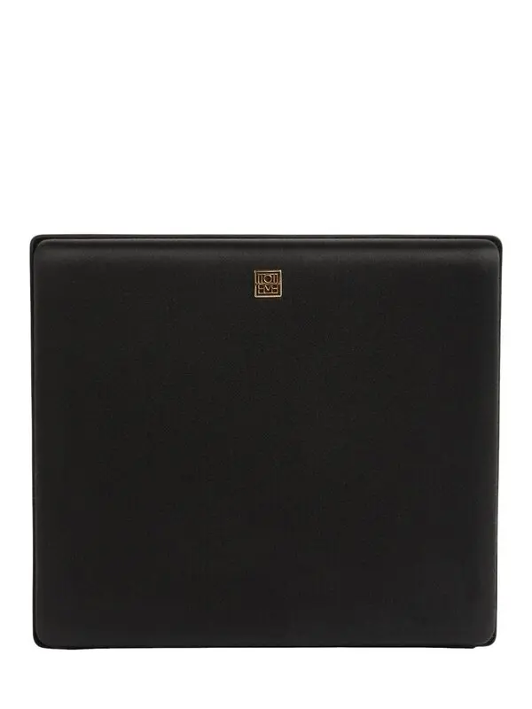 TOTEME Satin Box Clutch - Black