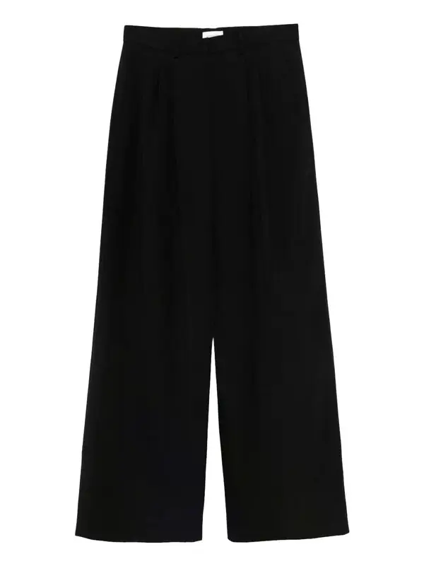 Magda Butrym Pleat-detail Trousers - Black