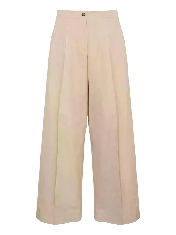 YVES SALOMON Pressed-crease Trousers - Neutrals