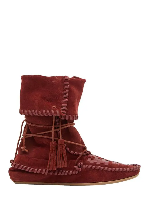 Isabel Marant Winki Boots - Burgundy