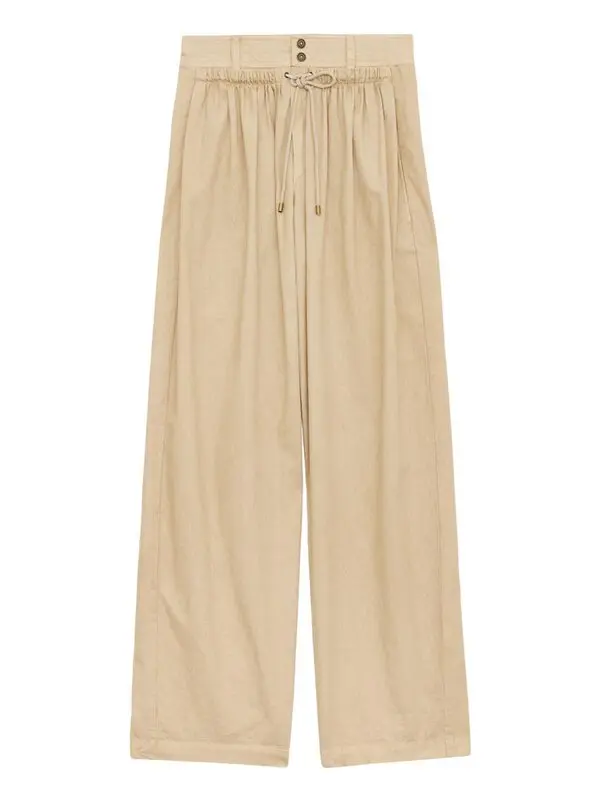 Isabel Marant Inaya Wide-leg Pants - Ecru