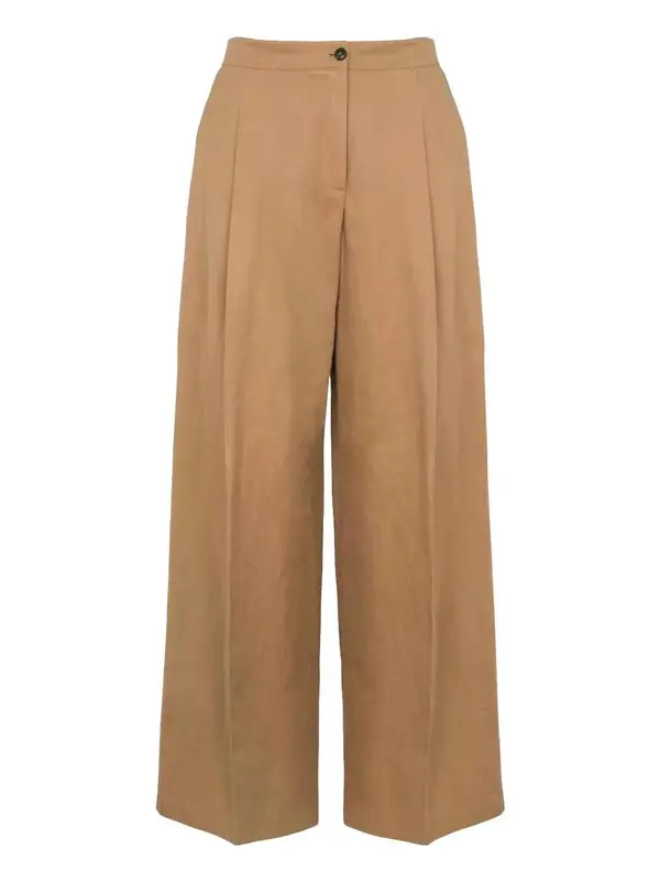 YVES SALOMON Pleated Trousers - Neutrals
