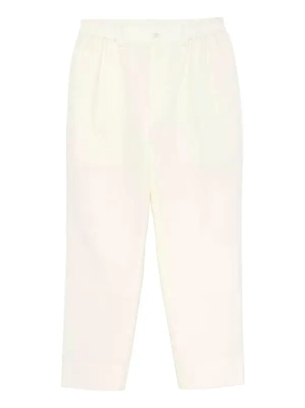 Comme Des Garçons Tapered Trousers - White
