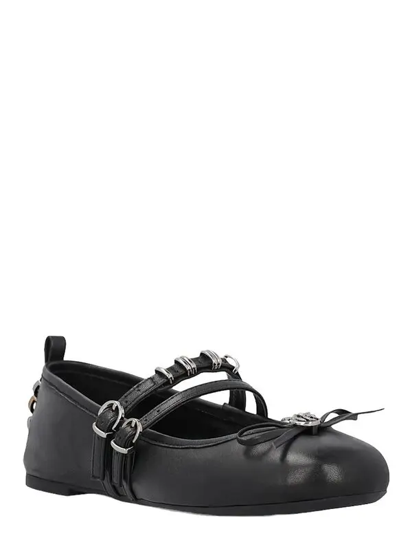 Pinko Gioia Ballerina Shoes - Limo Black