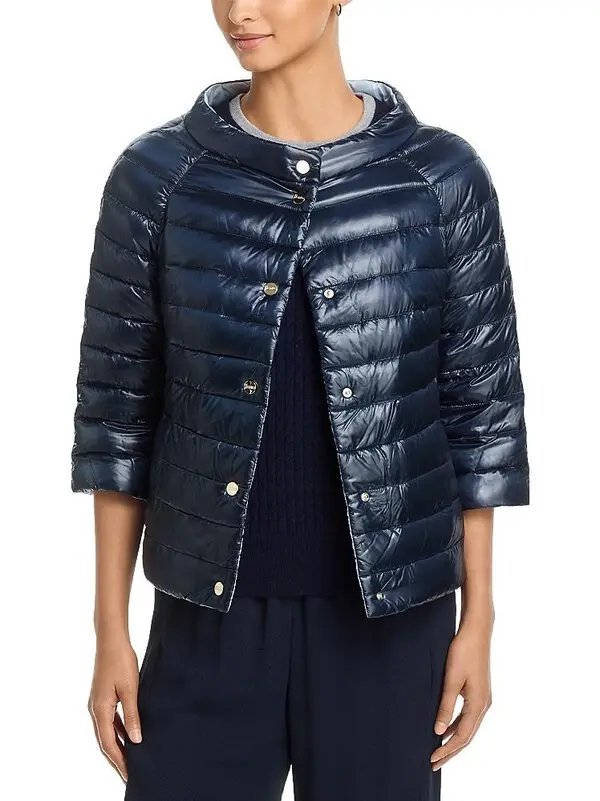 Herno Reversible Puffer Coat - Blu Scuro