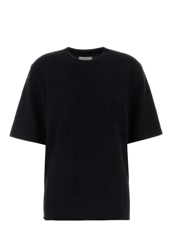 Loulou De Saison Raven Short Sleeve Sweater - Black