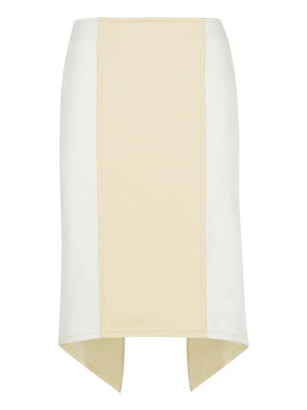 JW Anderson Layered Cotton Skirt - White