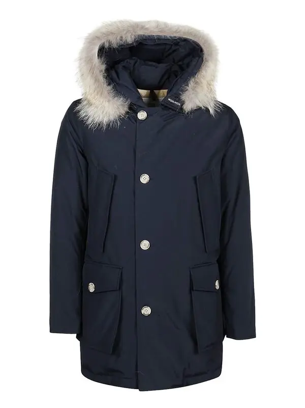 Woolrich Arctic Detachable Fur Parka - Blue