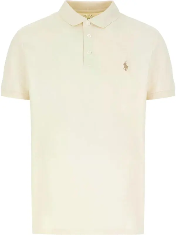 Polo Ralph Lauren Logo Polo Shirt - Neutrals