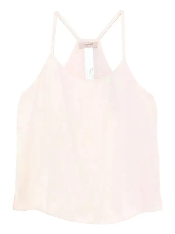 TWINSET Satin Tank Top - Pink