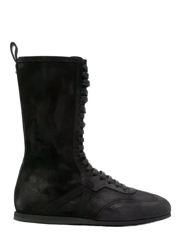 ANN DEMEULEMEESTER Fides High Sneakers - Black
