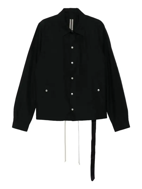 Rick Owens Ripstop Overshirt - Black