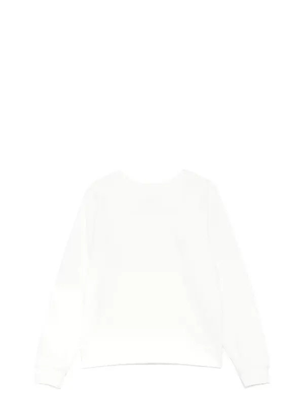 FORTE_FORTE Logo-patch Sweatshirt - White