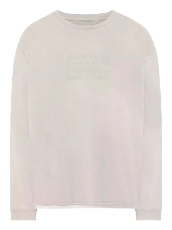 MAISON MARGIELA Logo-print T-shirt - Neutrals