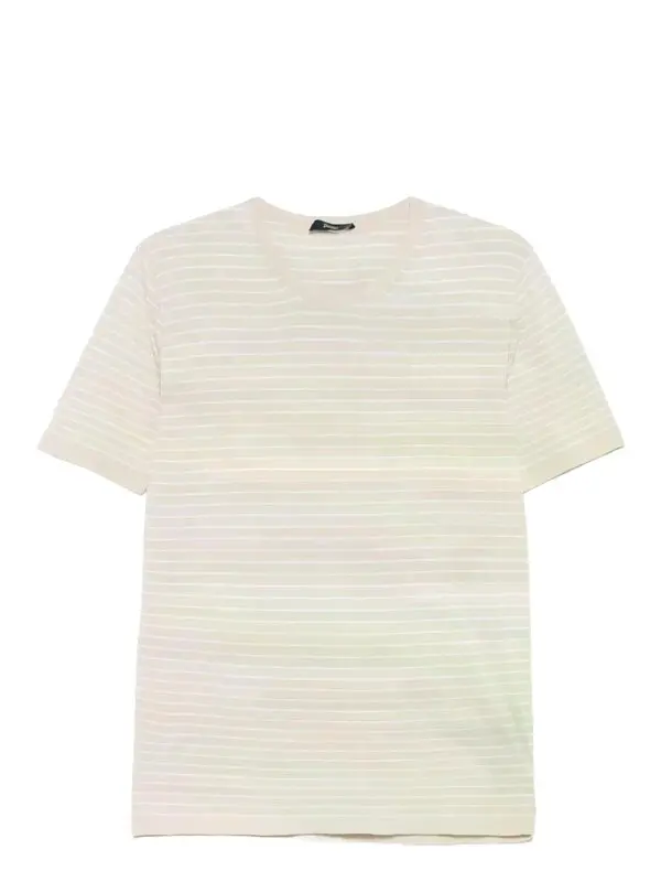 Herno Striped T-shirt - Neutrals