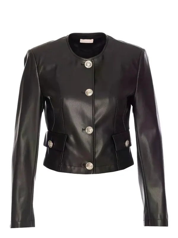 Liu Jo Cropped Jacket - Black