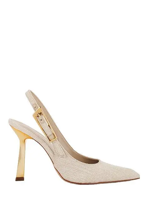 Schutz Ciara Slingback Pumps - Beige