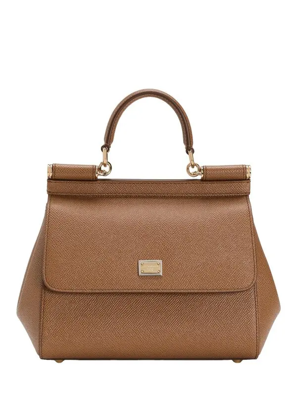 Dolce & Gabbana Small Sicily Handbag - Brown
