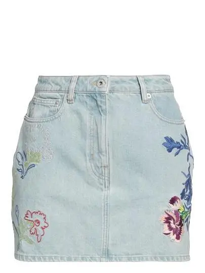 Kenzo Denim Pencil Skirt - Blue