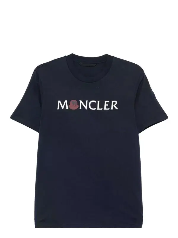 Moncler Logo-print T-shirt - Blue