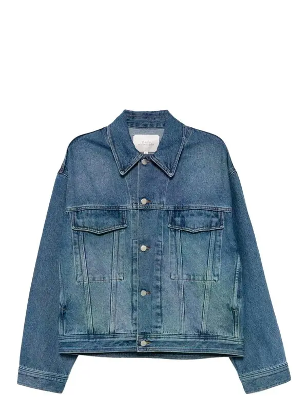 Studio Nicholson Stein Italian Denim Jacket - Blue
