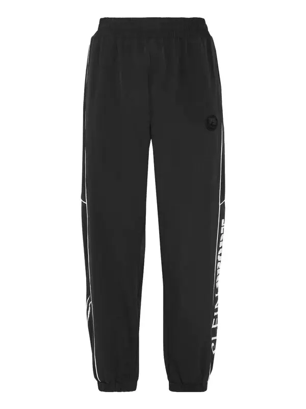 PLEIN SPORT Logo-patch Track Pants - Black