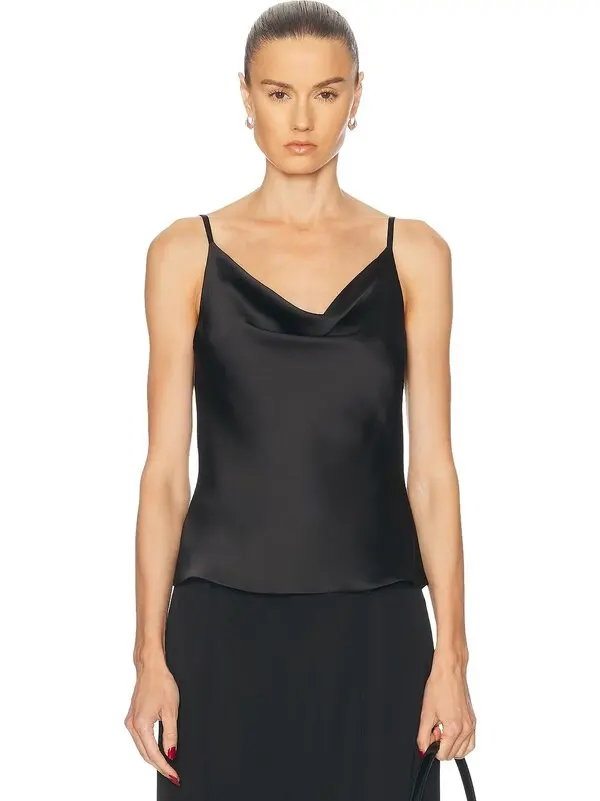 Norma Kamali Slip Maria Top - Black