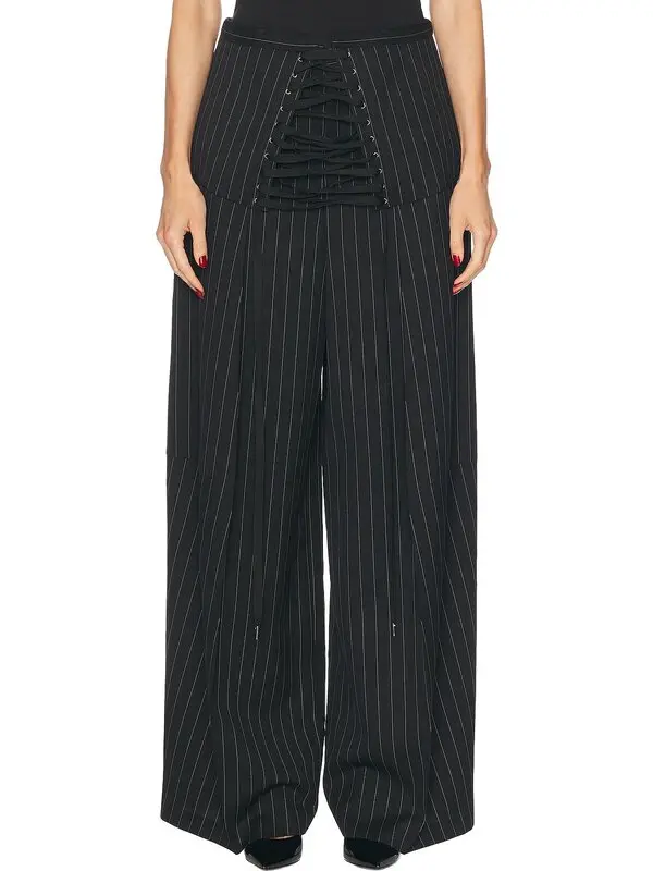 Jean Paul Gaultier Tailored Pant - Black & White