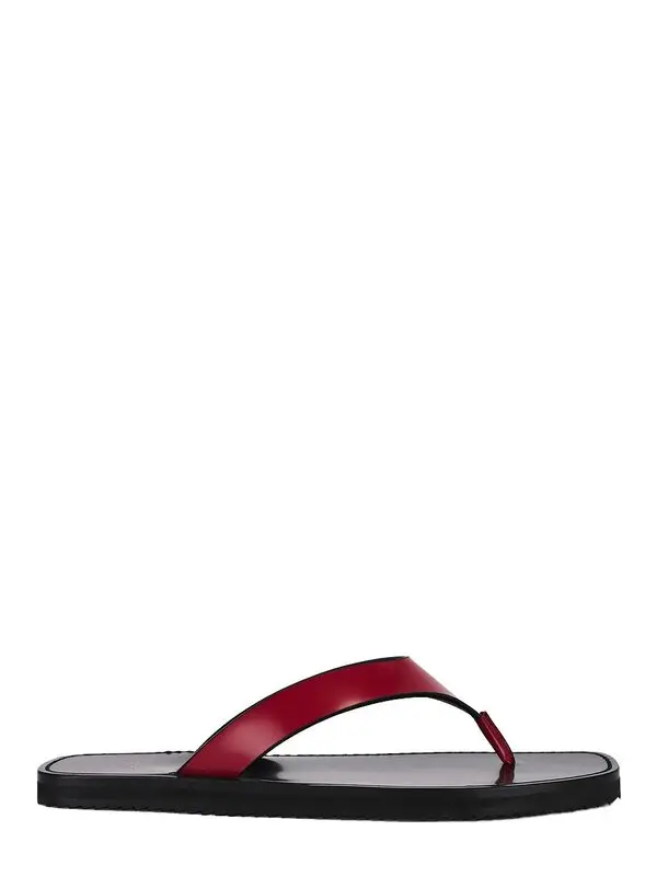 JUDE Vermelho Sandal - Red Brushed Leather