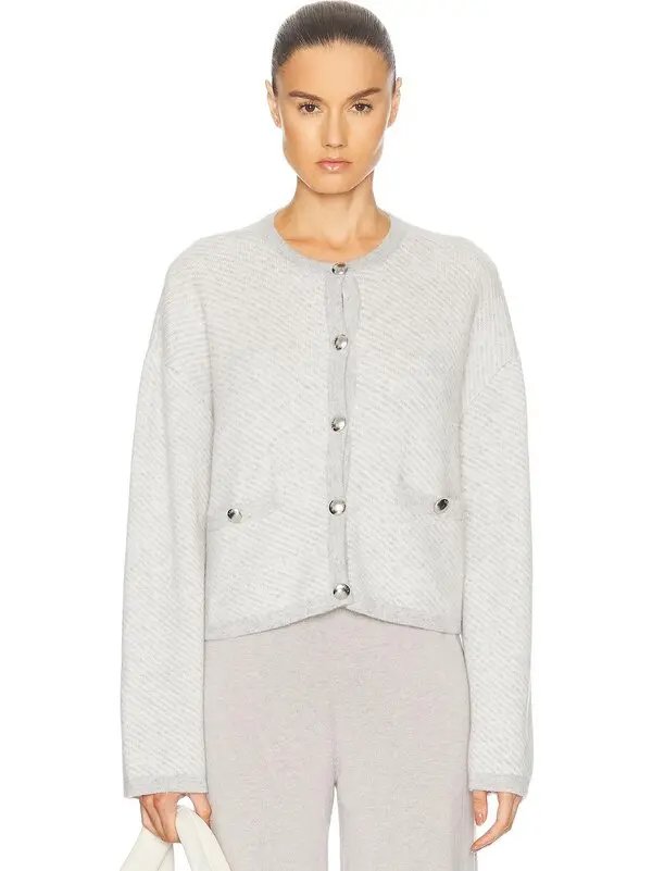 Sablyn Charlene Knit Jacket - Foggy & Gardenia Fog