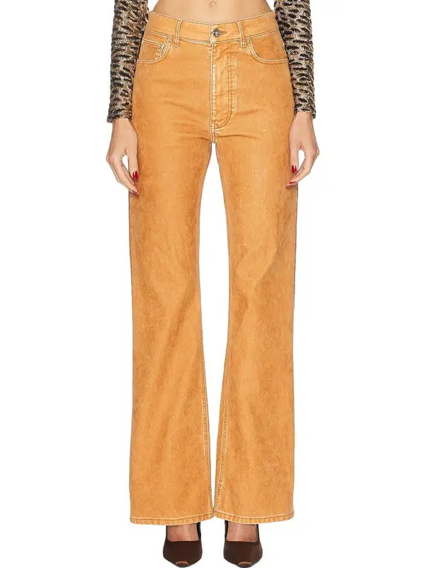 Rabanne Straight Leg Jeans - New Caramel
