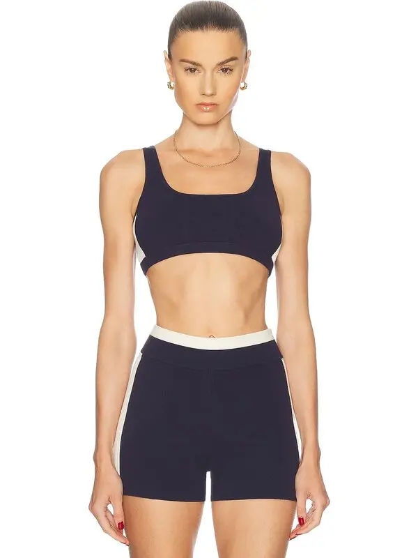 The Upside Montage Rory Scoop Sports Bra - Navy