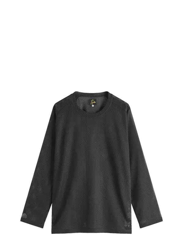 Needles Mesh Long Sleeve T-shirt - Black