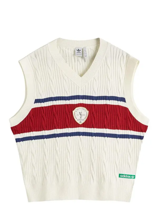 Adidas Retro Cricket Vest - Off White