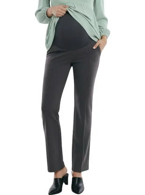 Motherhood Maternity Mia Secret Fit Over-the-belly Pants - Grey