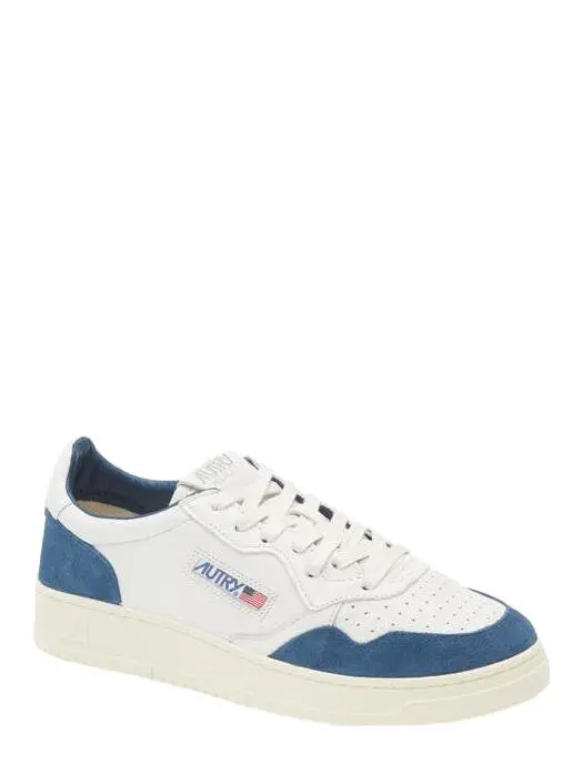 AUTRY Medalist Low Sneakers - Goat/ Suede Wht/ Capri