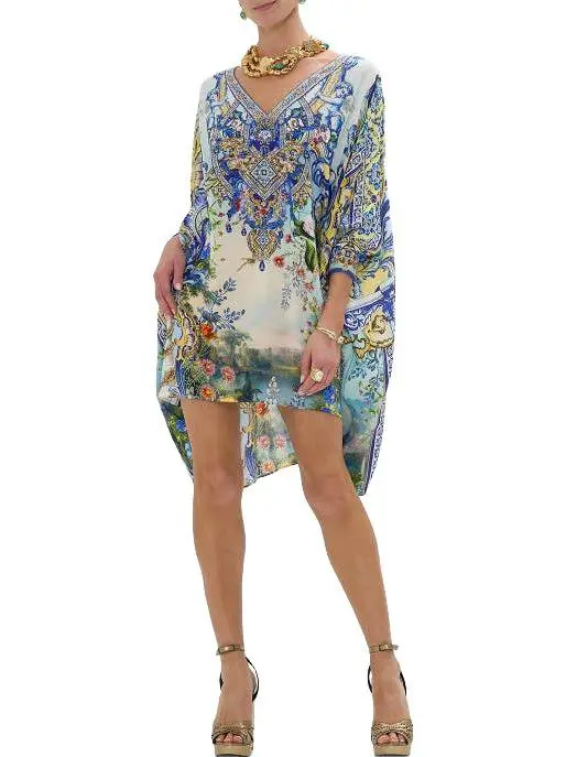 Camilla Short Kaftan With Cuff - Wall To Wall Wonders