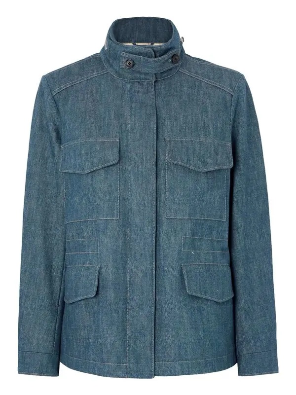 Loro Piana Traveller Denim Jacket - Blue