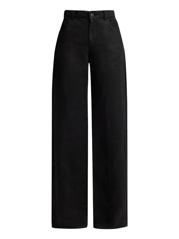 THE ROW Eglitta Straight-leg Jeans - Black