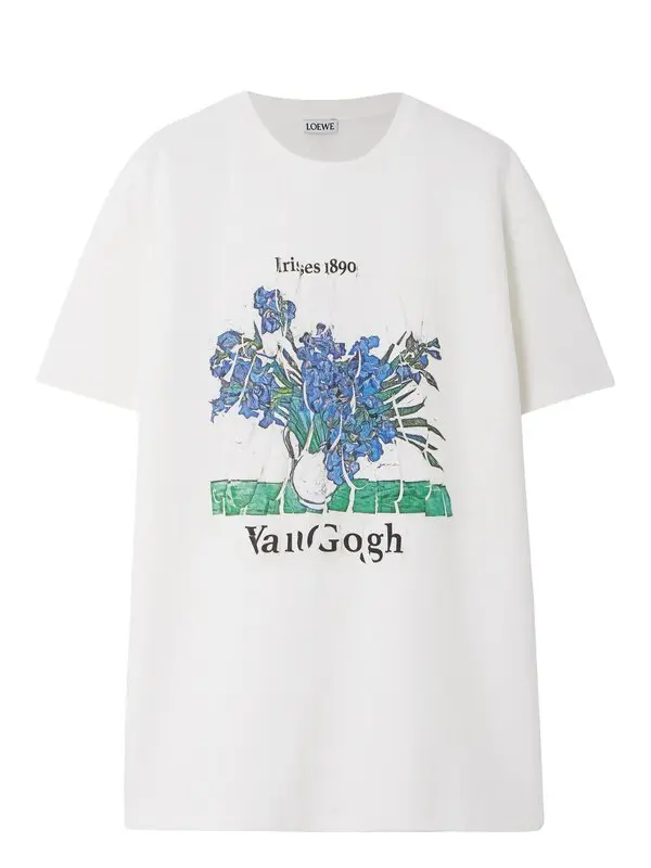 Loewe - LOEWE Printed Cotton-Blend Jersey T-shirt
