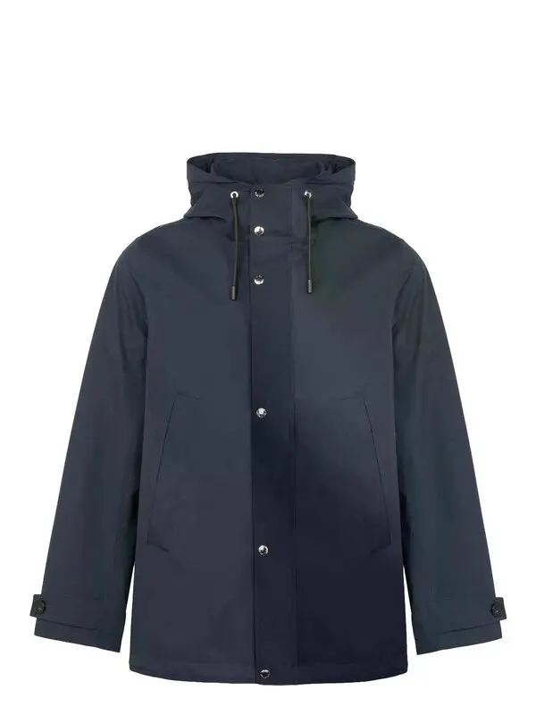 YVES SALOMON Waterproof Parka Coat - Blue