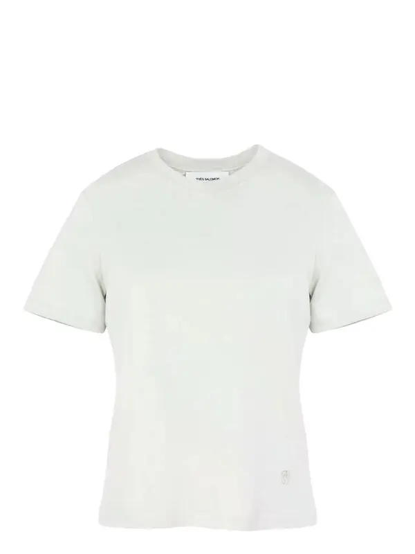 YVES SALOMON Jersey T-shirt - Green