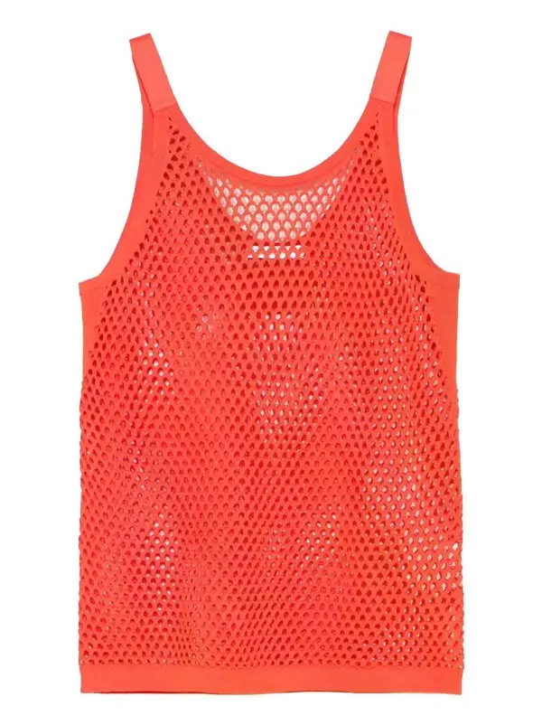 Helmut Lang Scoop-neck Tank Top - Orange