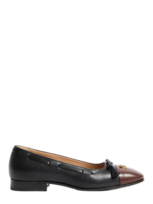 Valentino Garavani Valet Du Roi Ballet Loafers - Black