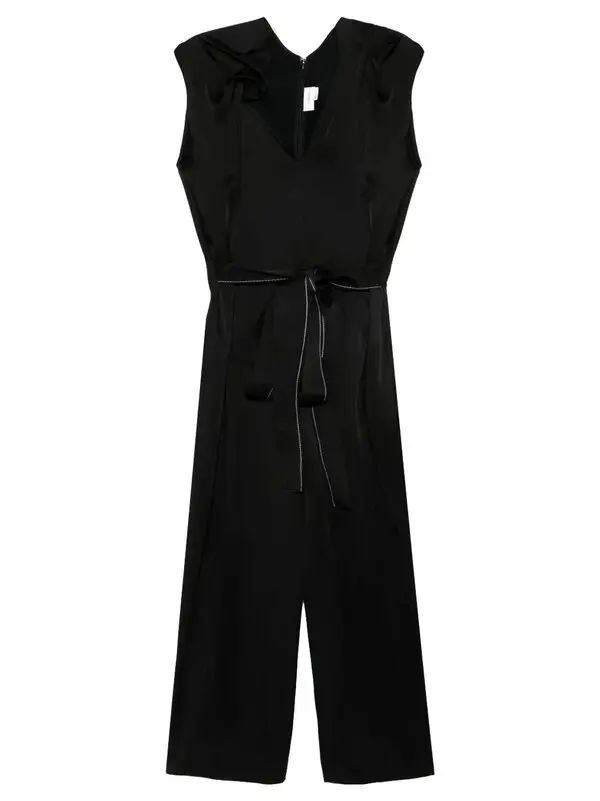 Victoria Beckham Draped Jumpsuit - Black