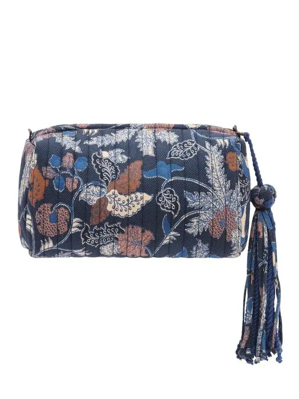 Ulla Johnson Priya Makeup Bag - Lapis