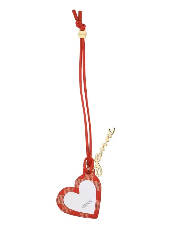 GANNI Bou Heart Mirror - Red